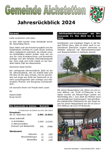 Amtsblatt - Aichstetten Aktuell - Gemeinde Aichstetten